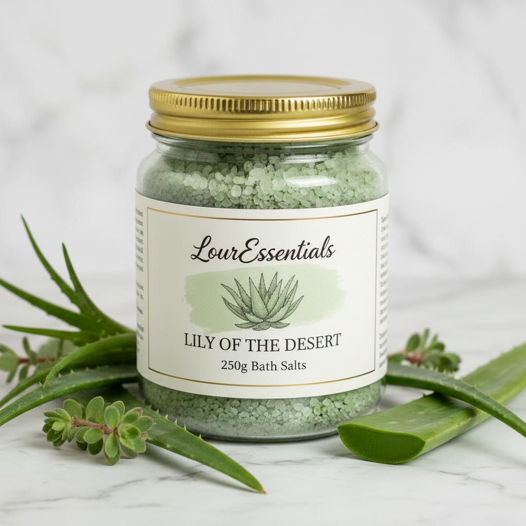 Herbal Bath Salts 250g | LourEssentials Spa Soak Blend